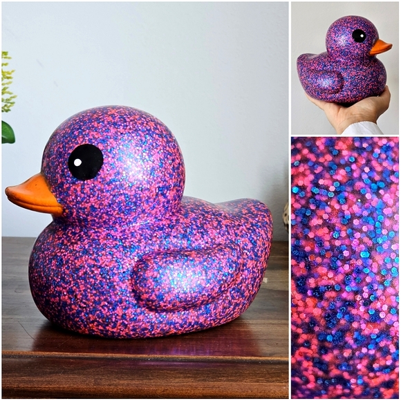 Jaru | Toys | Jaru Purple Dazzle Rubber Duckie 6 Sparkle Glitter Duck ...